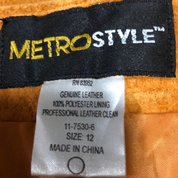 metrostyle | Jeans | Nwot Metrostyle Suede Leather 5pocket Jeans Pants ...